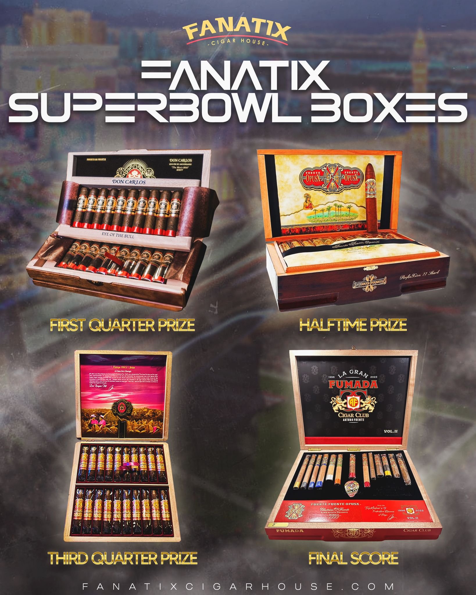 SUPER BOWL BOXES 🏆 – Fanatix Cigar House